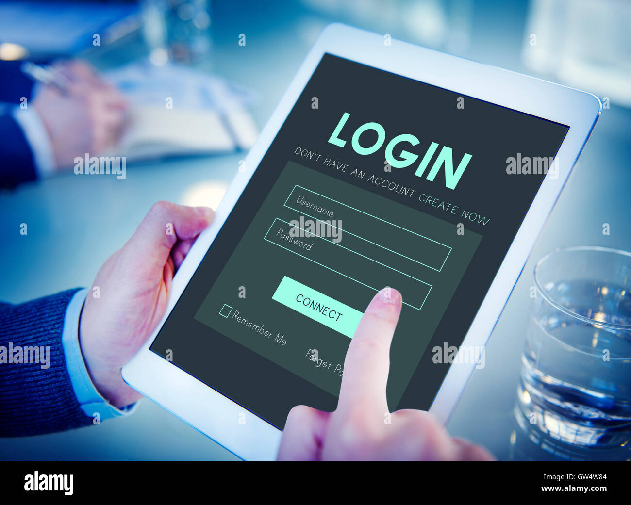 Log account screen username hi-res stock photography and images - Alamy