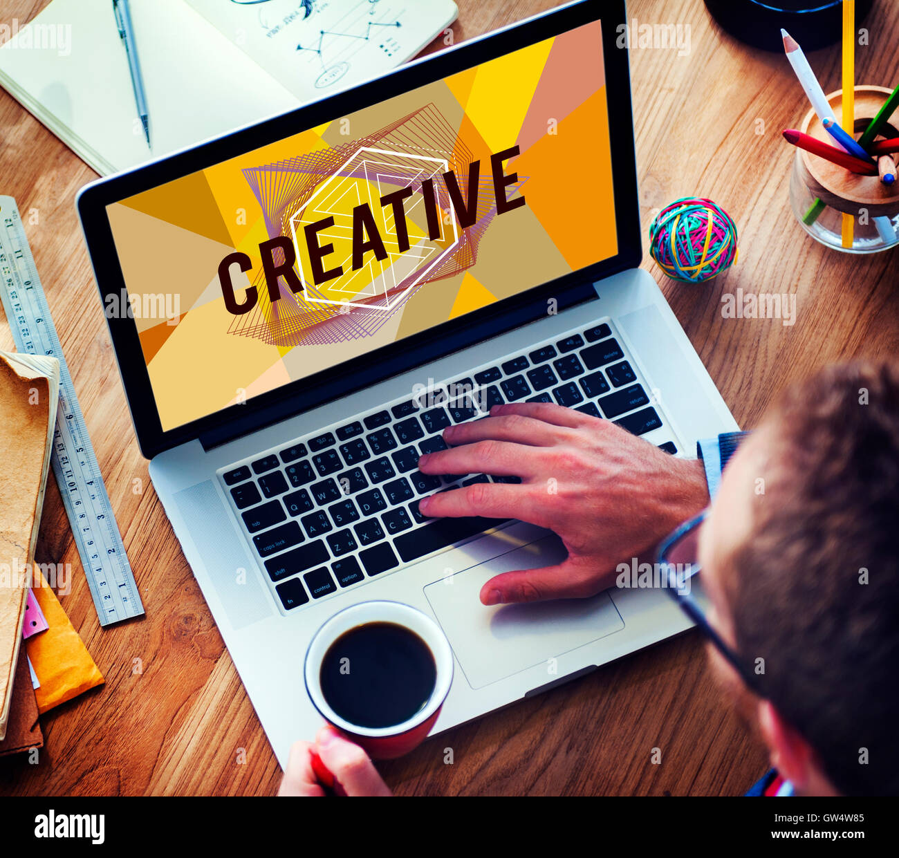 Color Ideas Creative Design Concept Stock Photo - Alamy