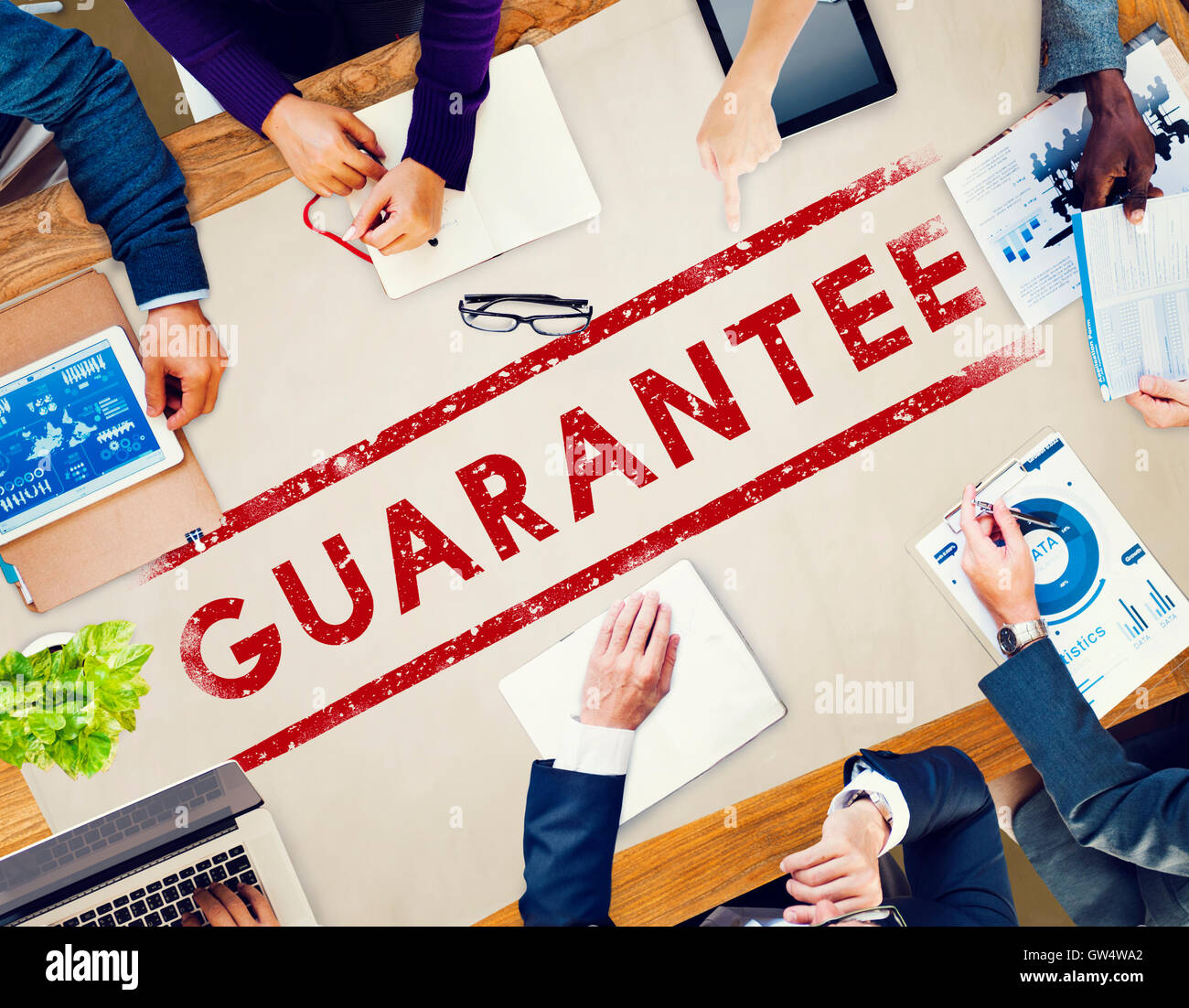 Guarantee Assurance Certified Quality Trustworthy Concept Stock Photo ...