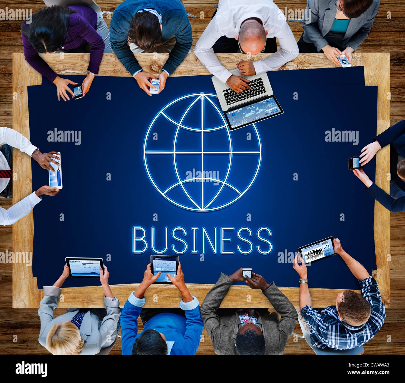 Global Business Enterprise Economics Corporation Concept Stock Photo ...