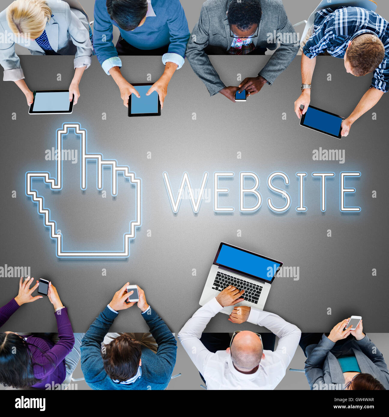 Mouse click cursor hi-res stock photography and images - Alamy