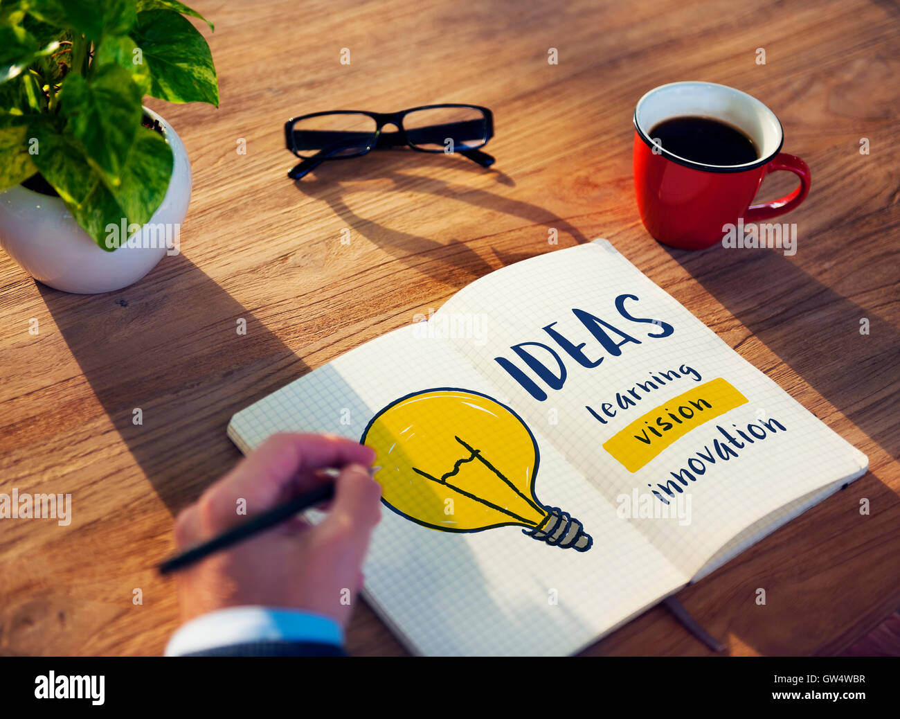 Light Bulb Ideas Creativity Innovation Invention Concept Stock Photo ...