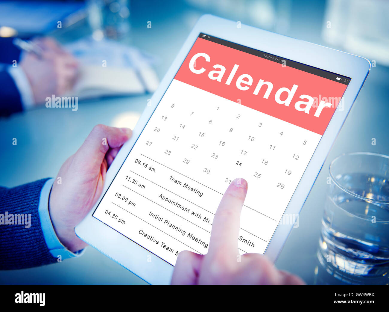 Calendar Appointment Meeting Date Concept Stock Photo - Alamy