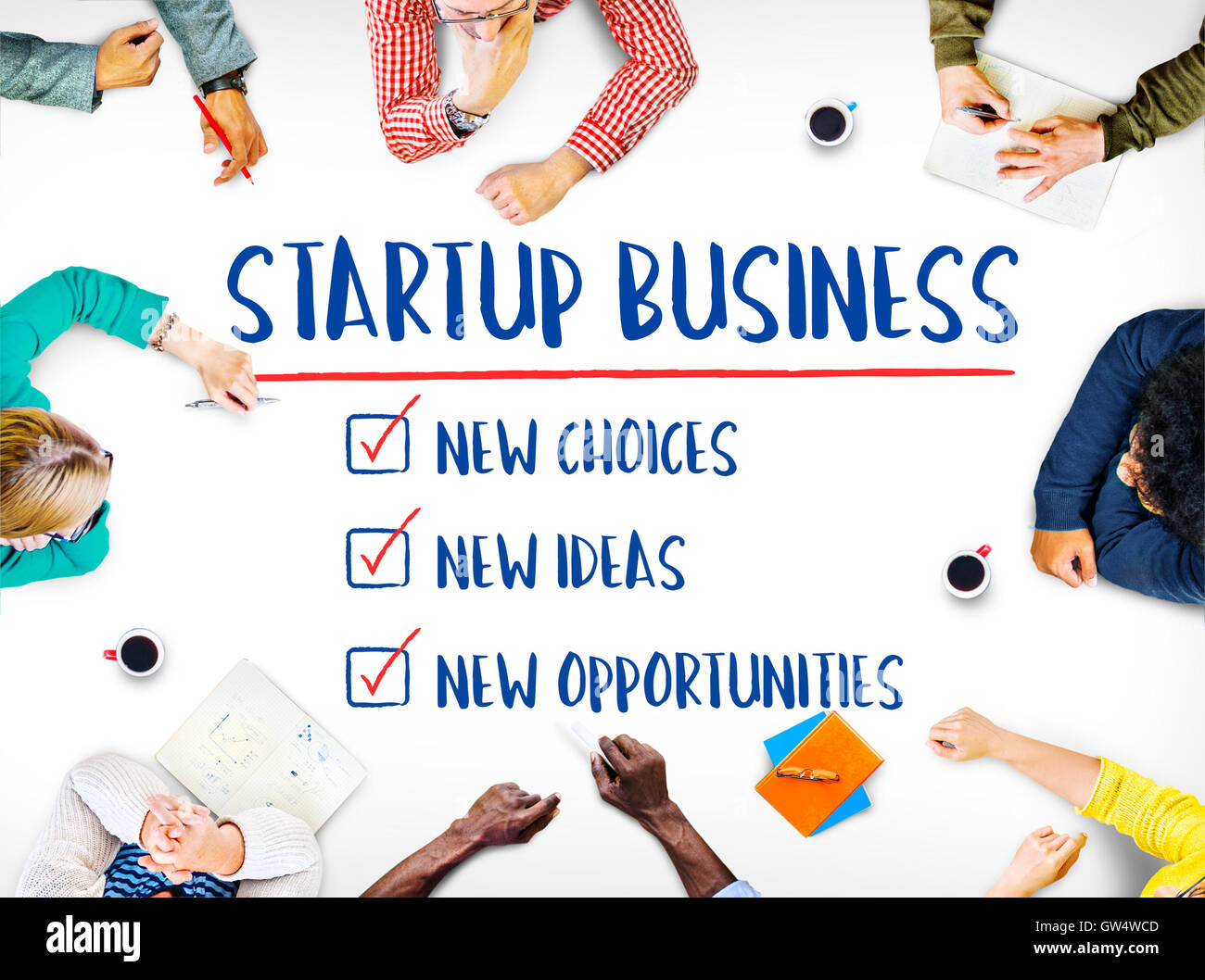 New Startup Business Opportunities Ideas Concept Stock Photo - Alamy