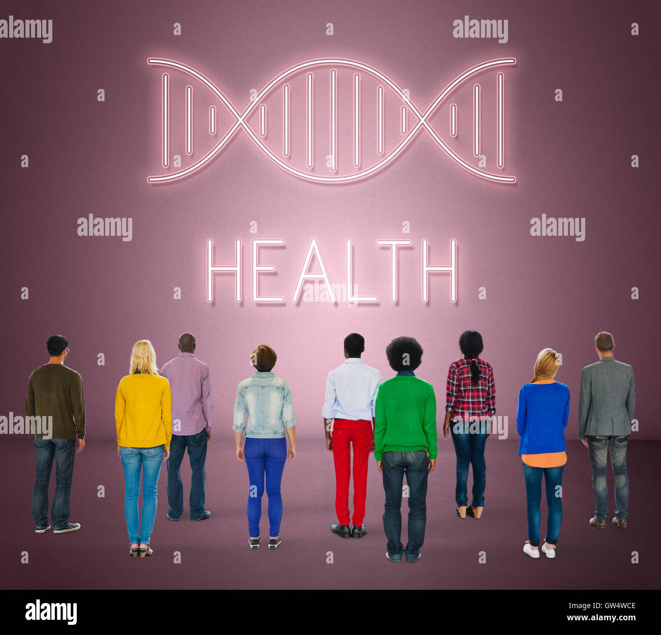 Health DNA Structure Symbol Concept Stock Photo - Alamy