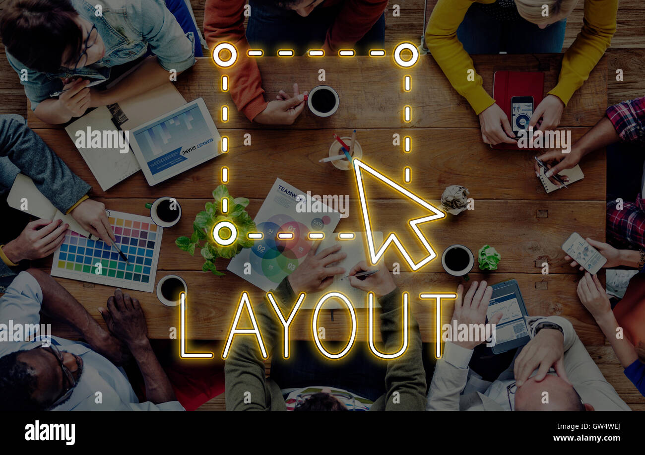 Art Create Draft Imagine Layout Outline Graphic Concept Stock Photo - Alamy