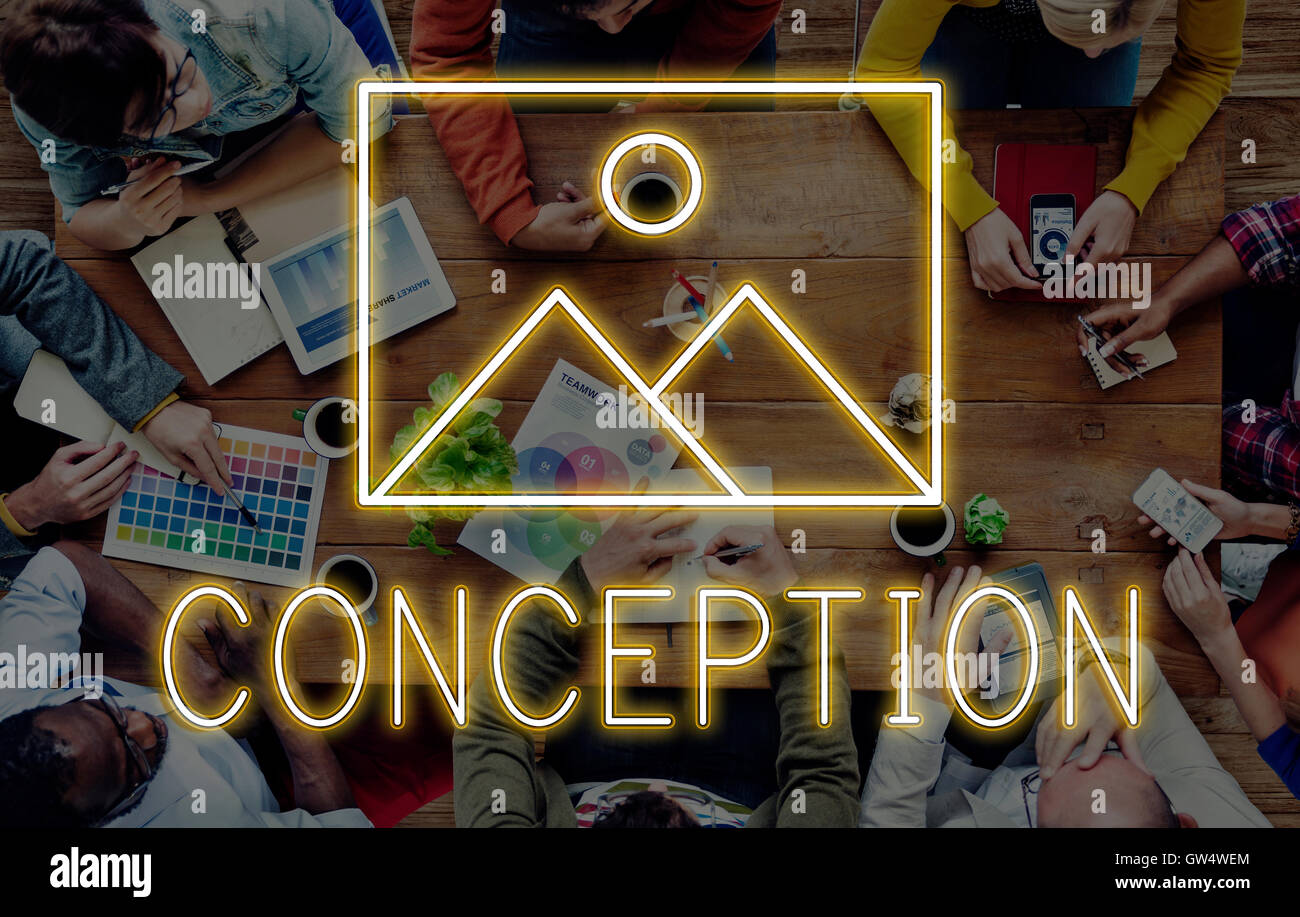 Abstract Creation Inspiration Model Graphic Concept Stock Photo - Alamy