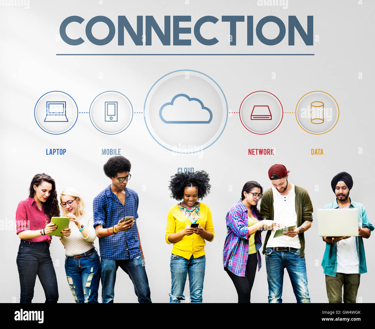 Networking Communication Connection Share Ideas Concept Stock Photo - Alamy