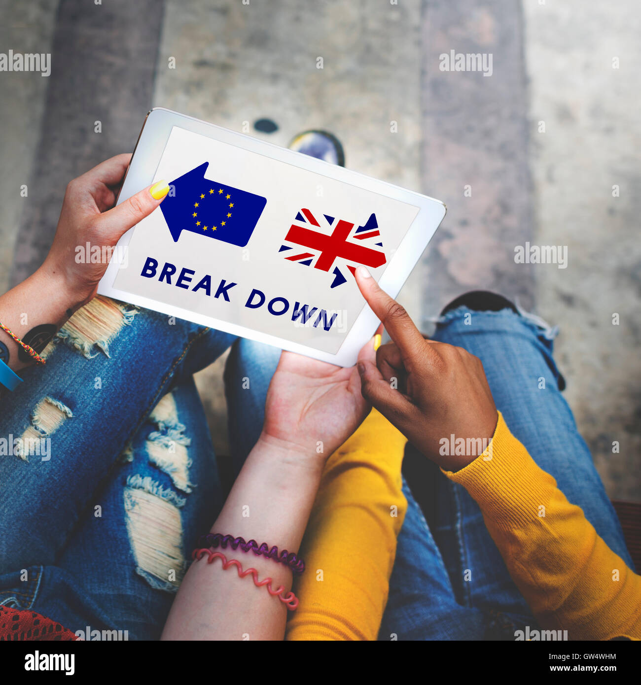 Brexit Britain Leave European Union Quit Referendum Concept Stock Photo ...