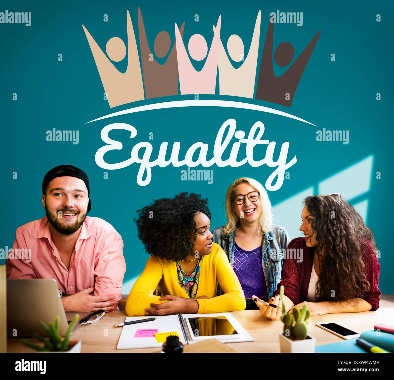 Equality Fairness Fundamental Rights Racist Discrimination Concept ...