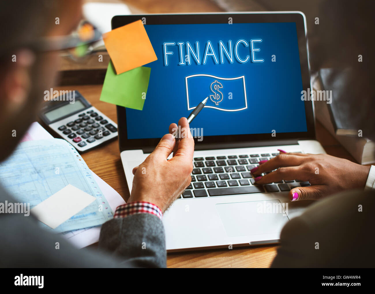 Finance Investment Money Cash Icons Graphics Concept Stock Photo - Alamy