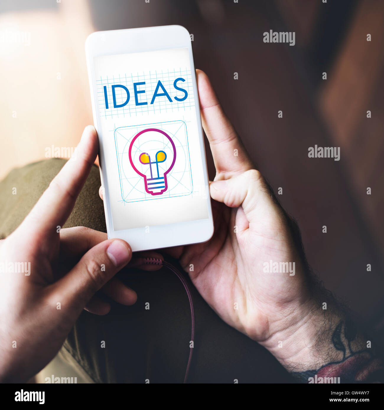 Ideas Light Bulb Creativity Imagination Inspiration Concept Stock Photo ...