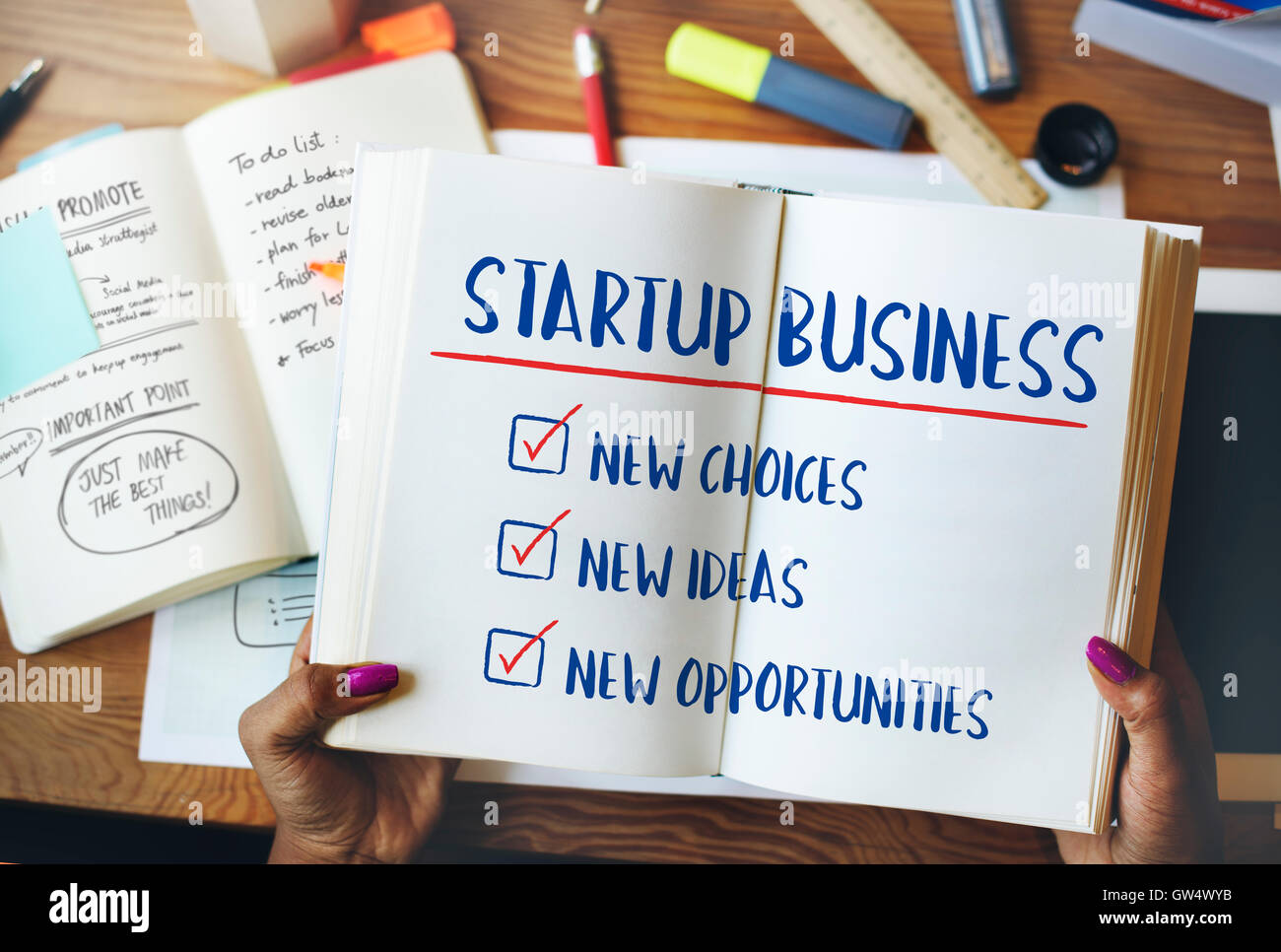 New Startup Business Opportunities Ideas Concept Stock Photo - Alamy