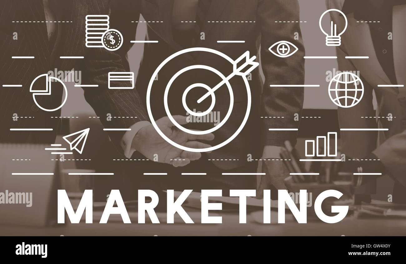 Marketing Advertising Commercial Strategy Concept Stock Photo - Alamy