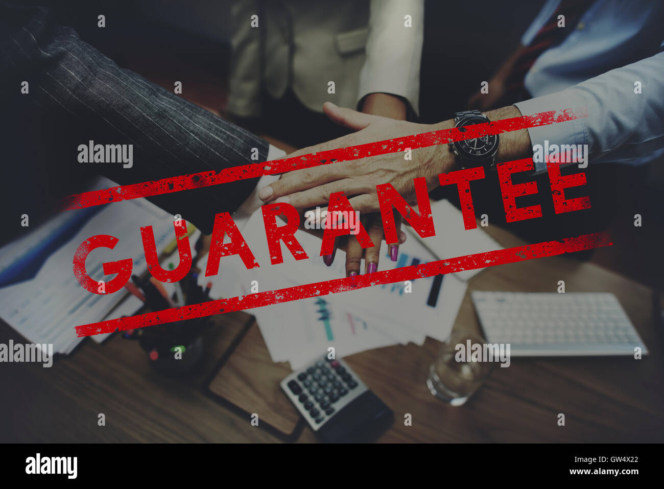 Guarantee Assurance Certified Quality Trustworthy Concept Stock Photo ...