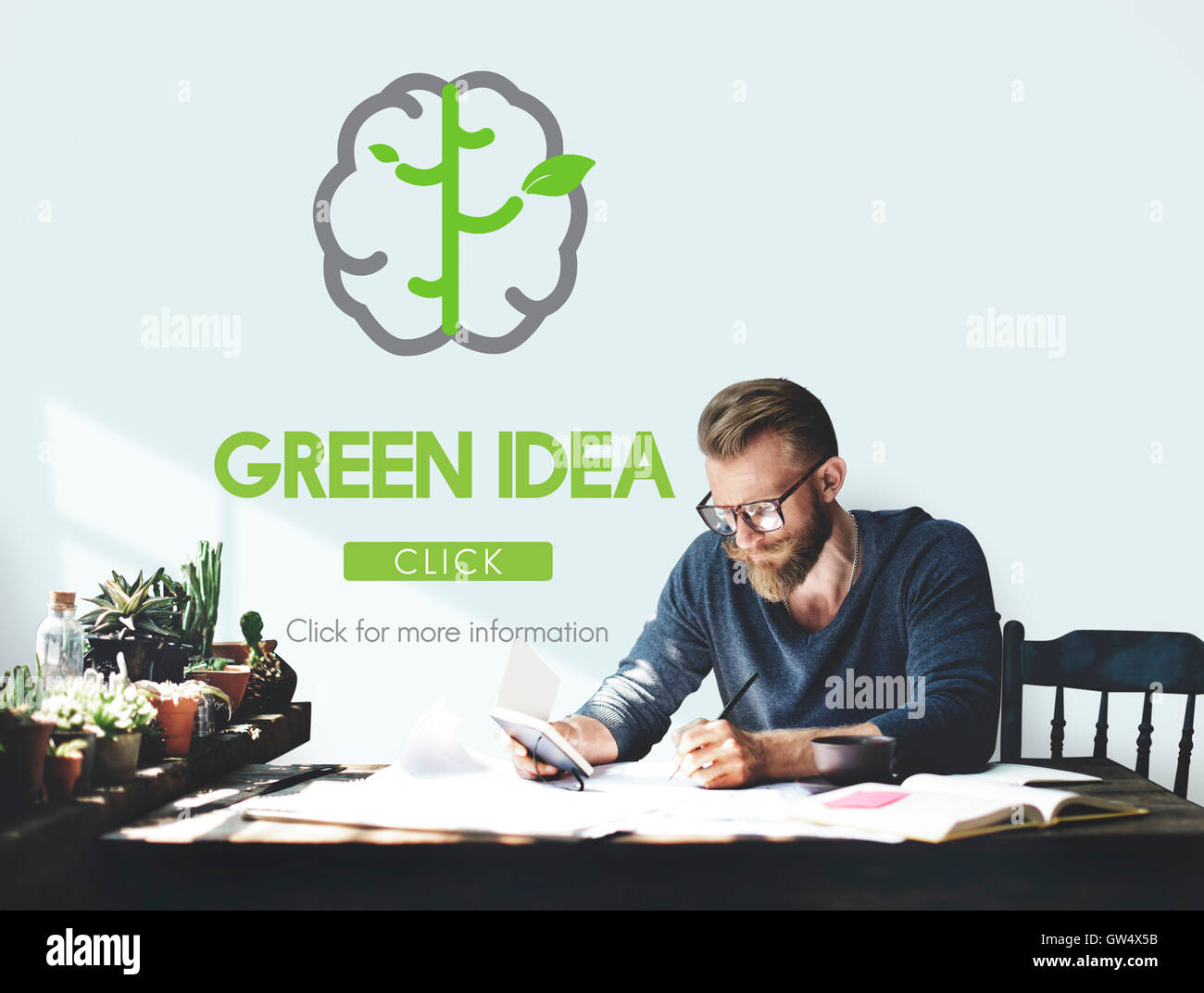 Green Idea Conservation Conservation Nature Concept Stock Photo - Alamy