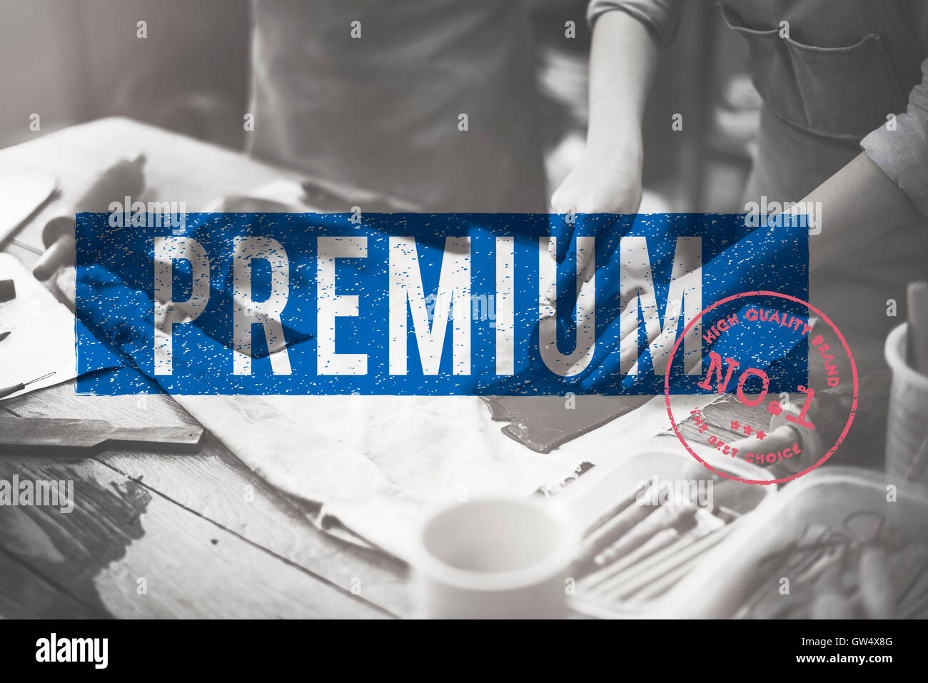 Premium Quality Approved Stamp Concept Stock Photo - Alamy