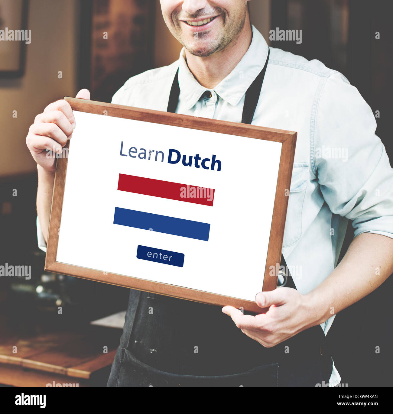 Learn Dutch Language Online Education Concept Stock Photo - Alamy