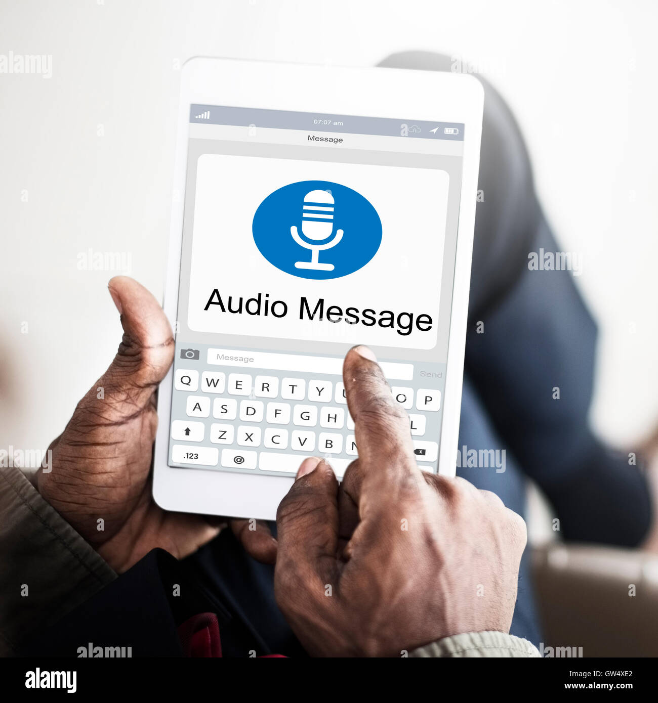 MIcrophone Media Communication Record Icon Concept Stock Photo - Alamy