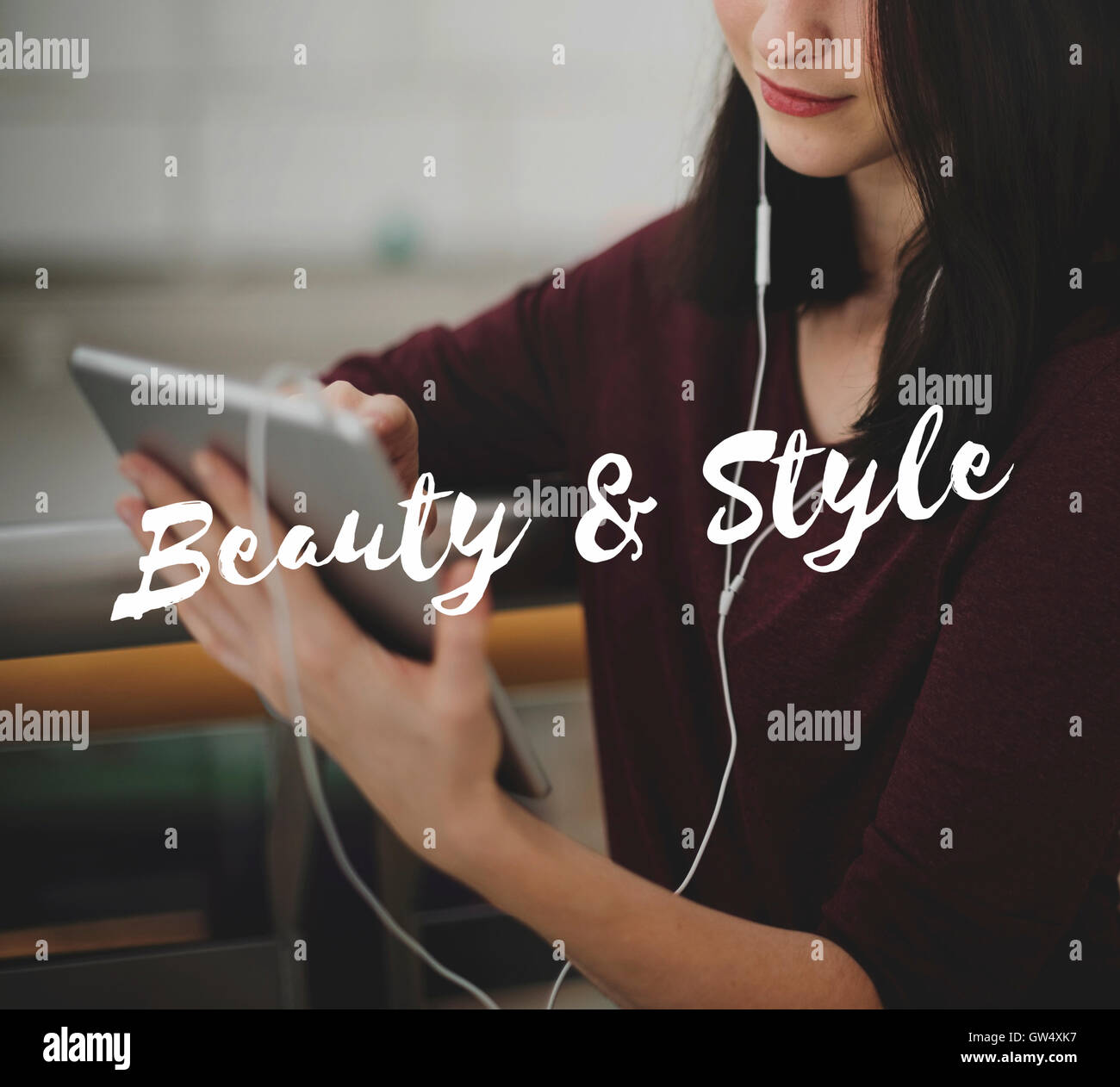 Beauty Style Fashion Text Concept Stock Photo - Alamy