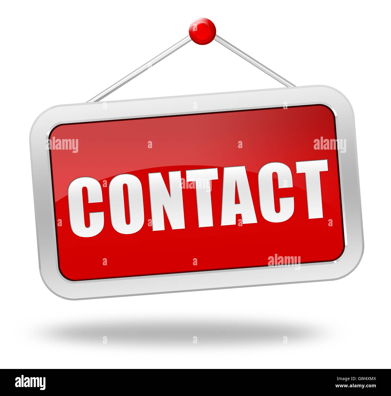 Rendering contact us Cut Out Stock Images & Pictures - Alamy