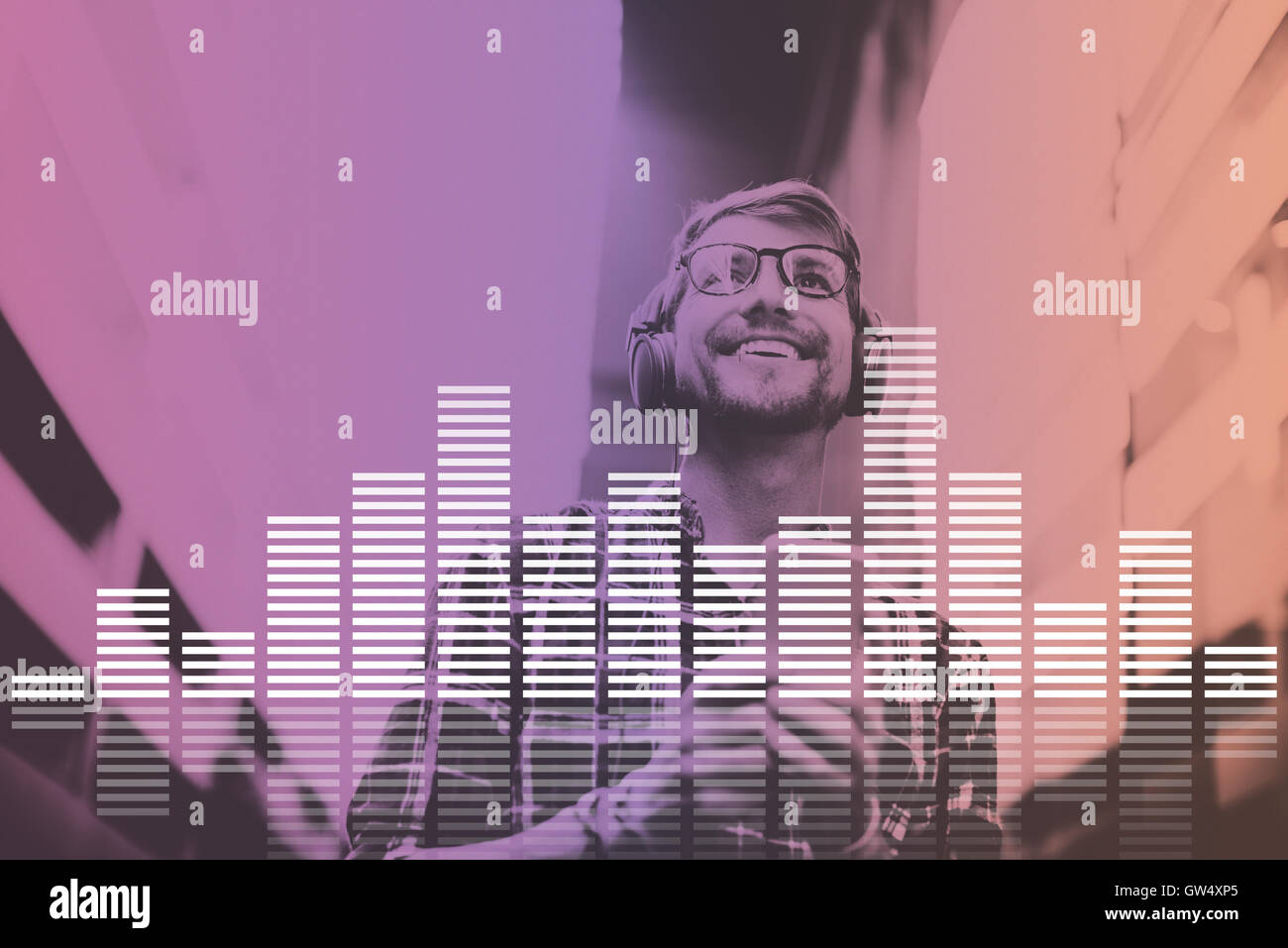 Audio equalizer black white hi-res stock photography and images - Alamy