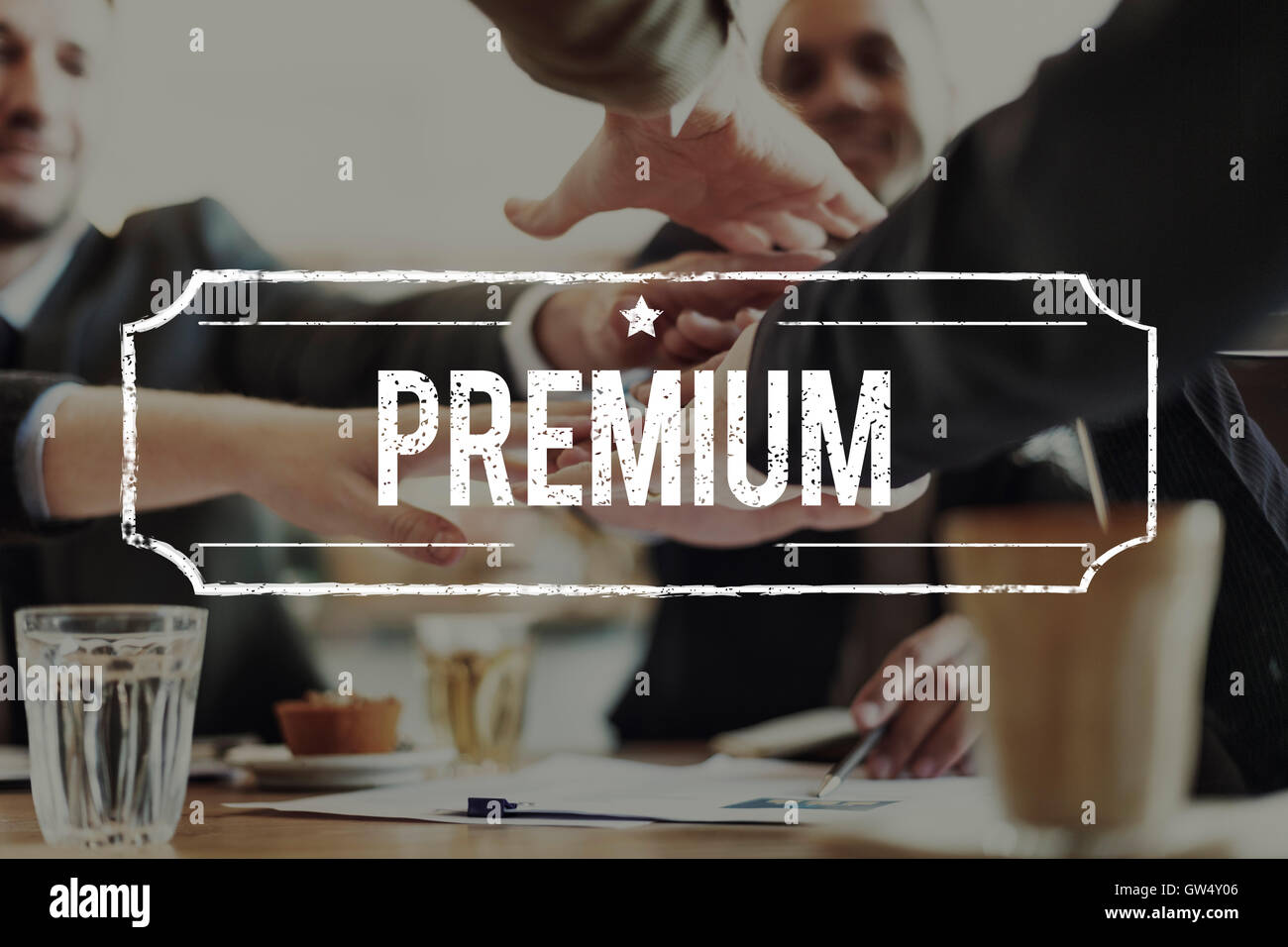 Premium Quality Value Guarantee Worth Standard Concept Stock Photo - Alamy