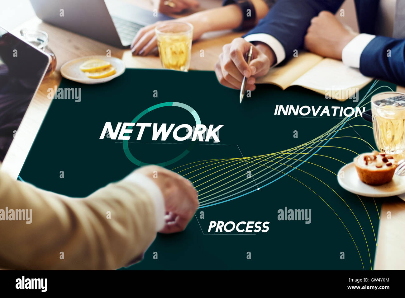 Technology Connect Development Network Process Concept Stock Photo - Alamy