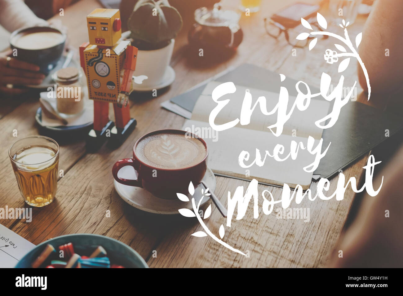 Enjoy Happiness Lifestyle Freedom Fun Concept Stock Photo - Alamy