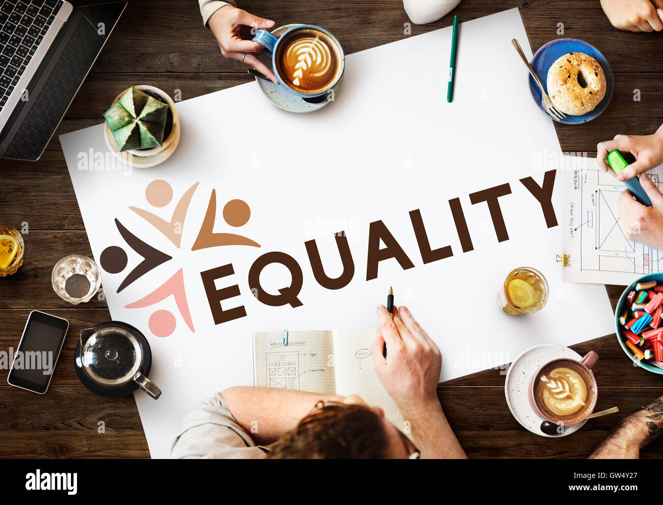 Equality Fairness Fundamental Rights Racist Discrimination Concept ...