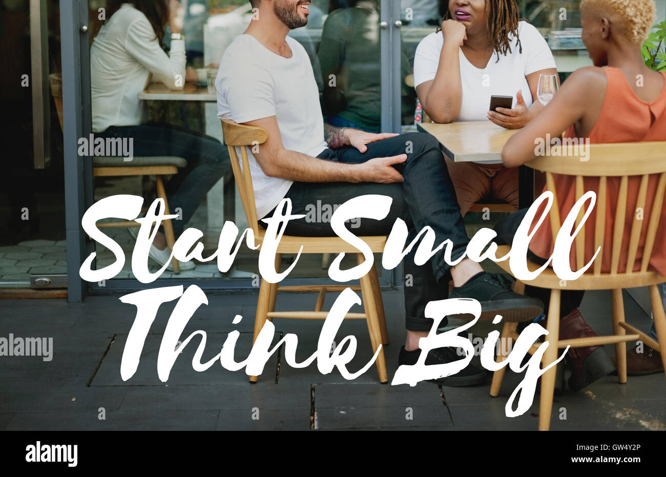 Start Small Think Big Smart Ideas Inspire Vision Concept Stock Photo ...