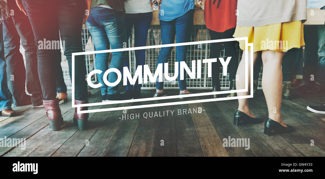 Community Belonging Citizen Unity Diversity Concept Stock Photo - Alamy