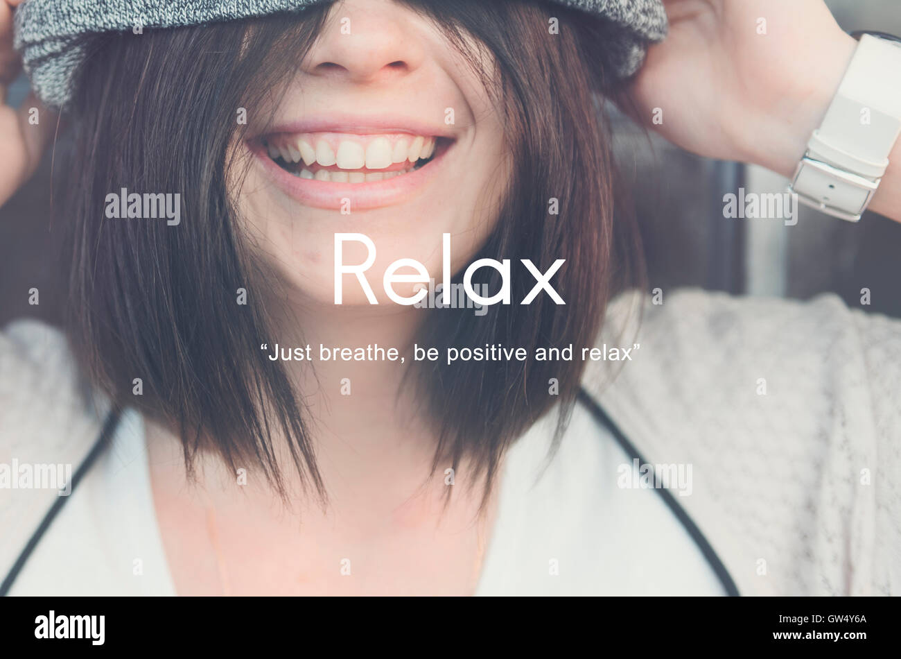 Relax Relaxation Peace Serenity Concept Stock Photo - Alamy