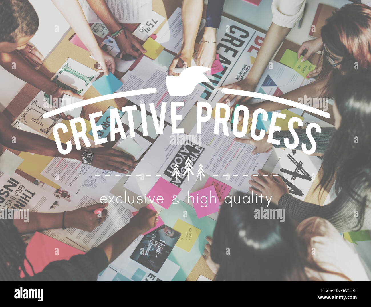 Creative Process Thinking Imagination Ideas Concept Stock Photo - Alamy