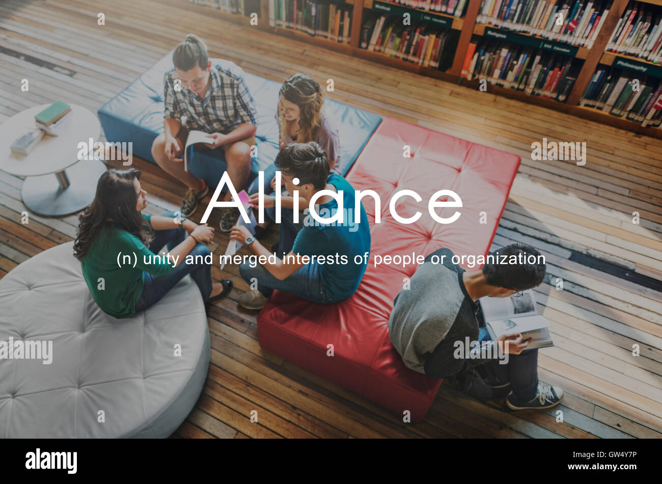 Alliance Team Combine Corporate Partnership Concept Stock Photo - Alamy
