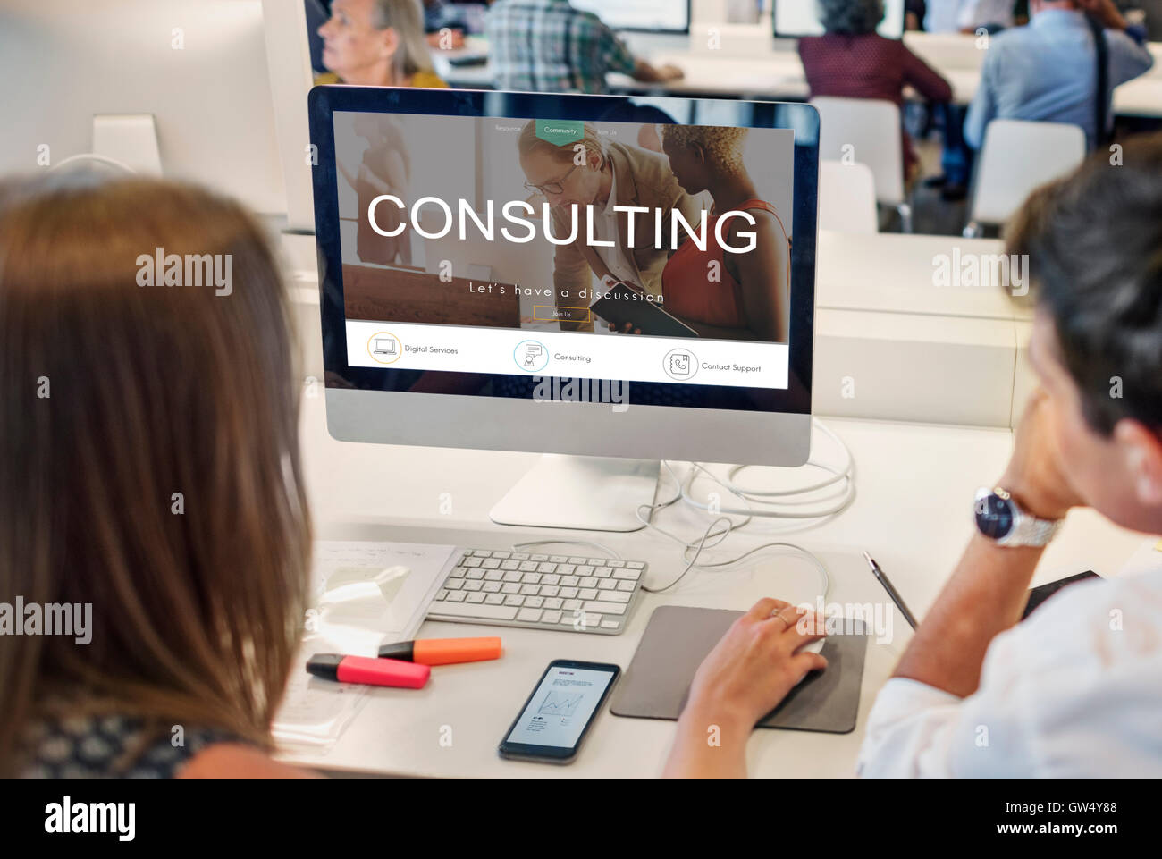 Consulting Advisory Assistance Suggestion Guidance Concept Stock Photo ...