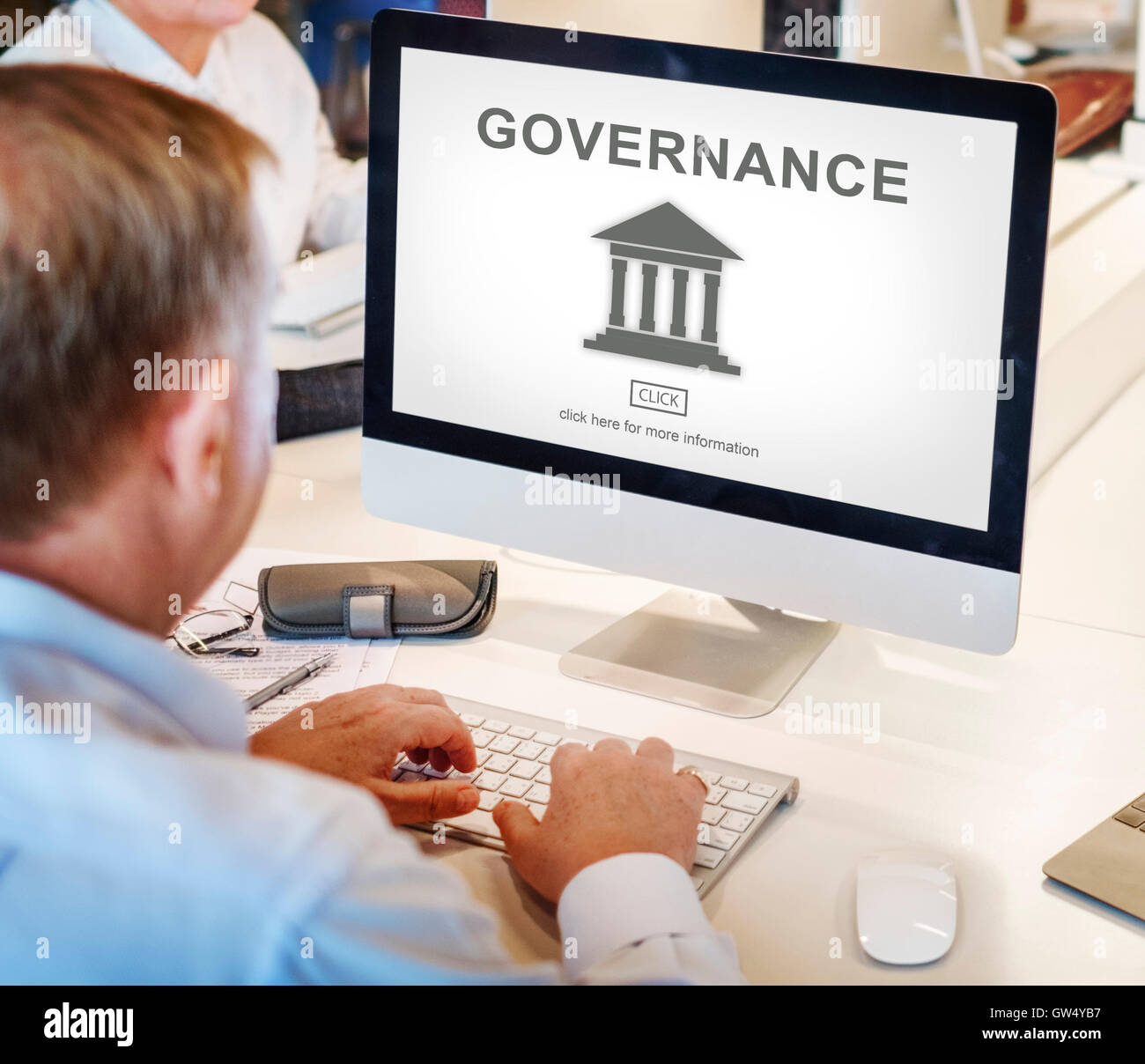 Authority Government Pillar Graphic Concept Stock Photo - Alamy
