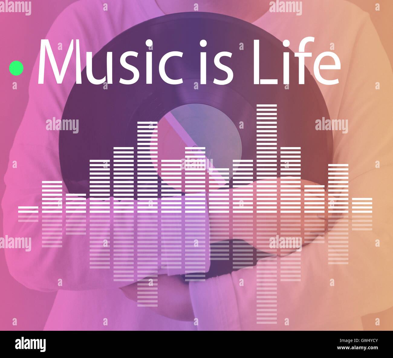 Music Audio Melody Wave Graphic Concept Stock Photo - Alamy