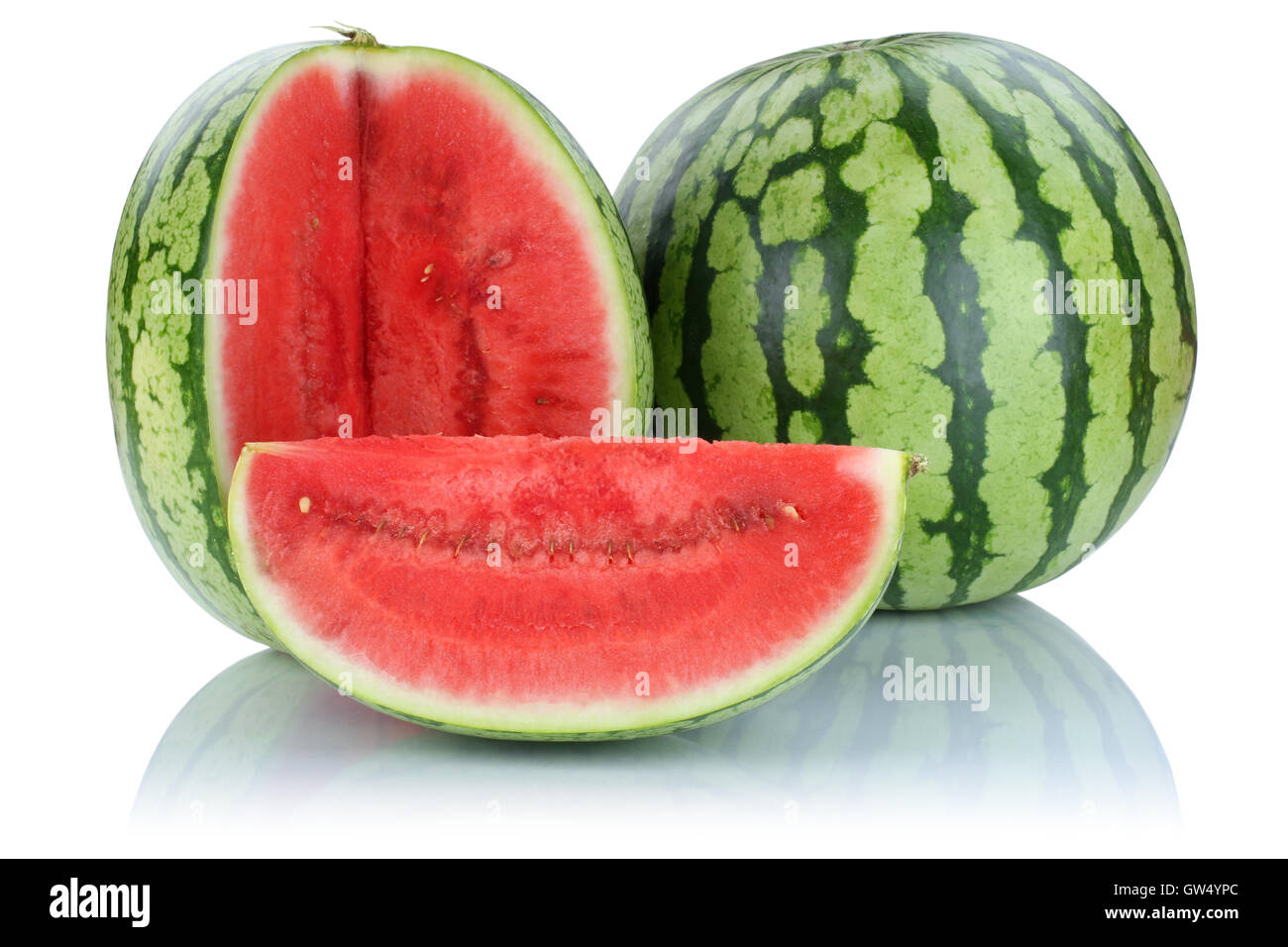 Watermelon slice fresh fruits fruit summer isolated on a white ...
