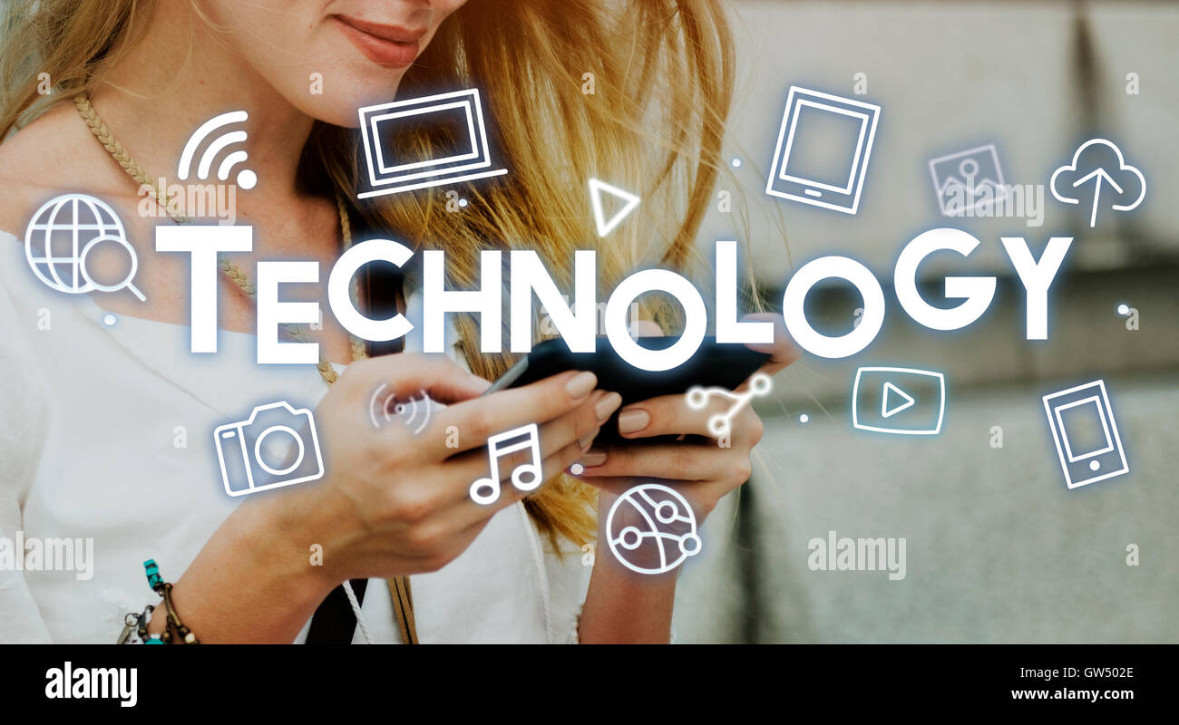 Technology Connecting Cloud Network Concept Stock Photo - Alamy