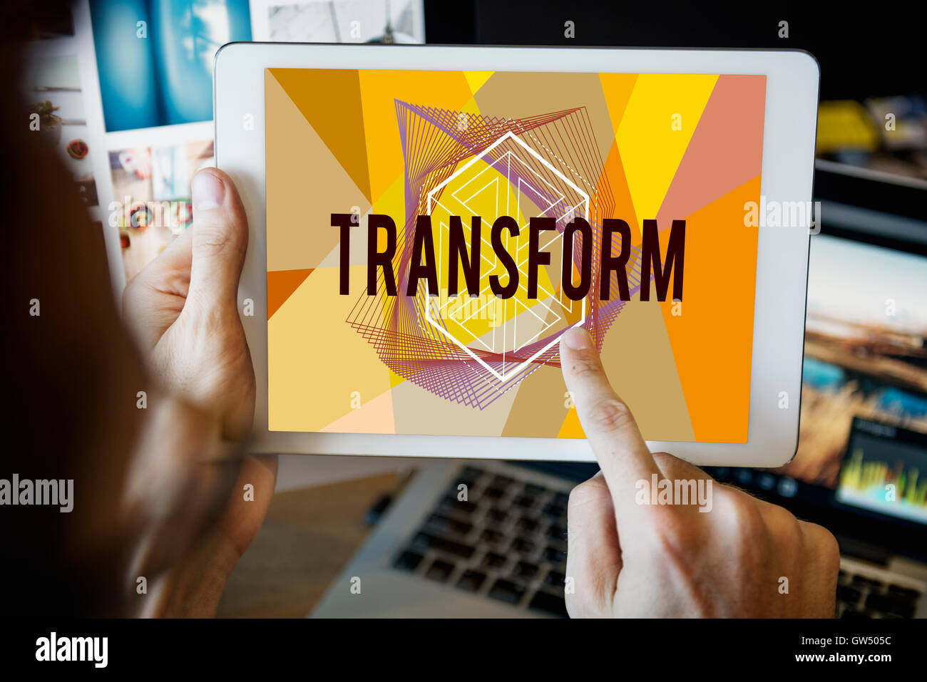 Transform Create Design Style Word Concept Stock Photo - Alamy