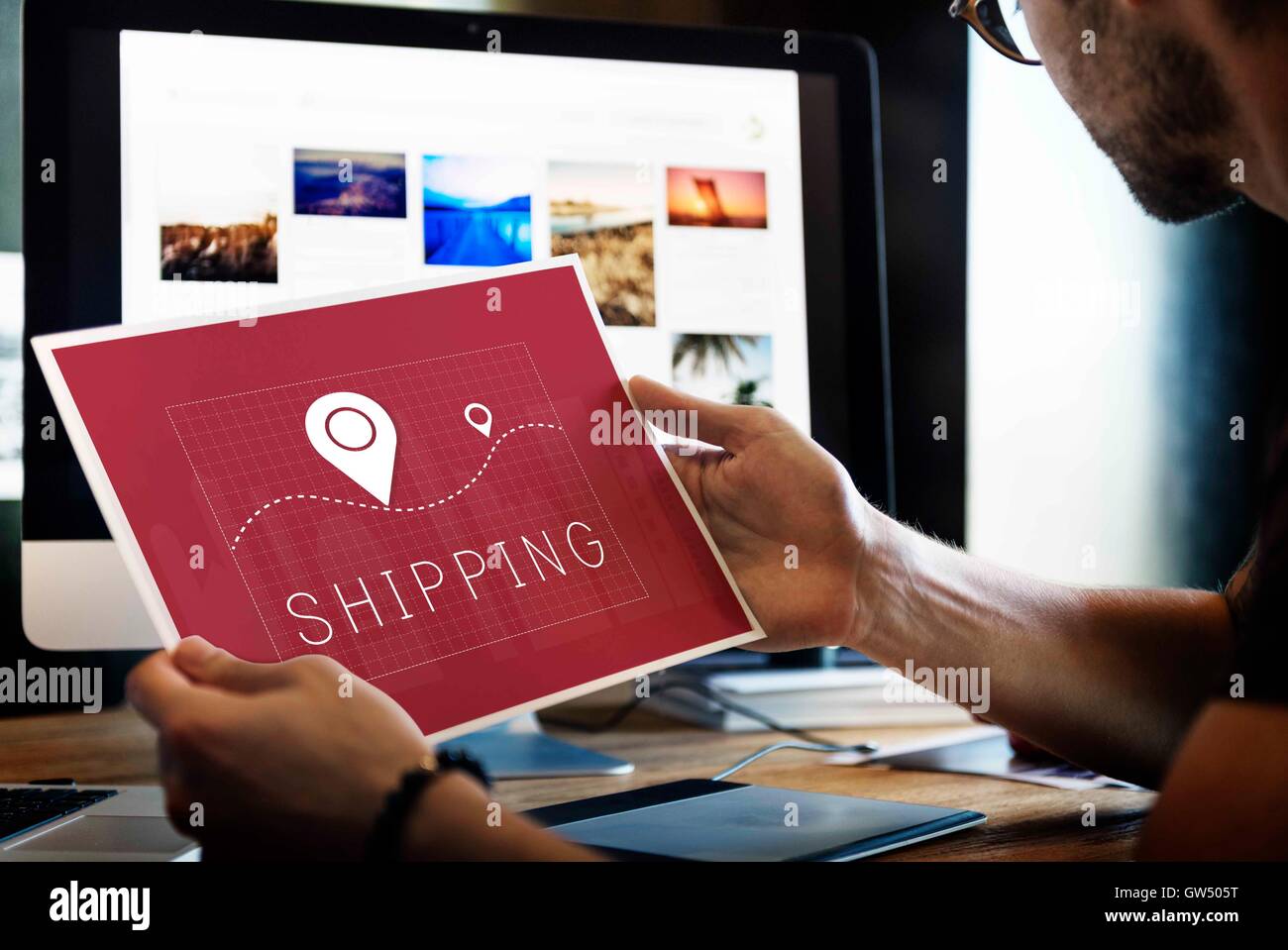 Shipping Logistic Delivery Freight Cargo Concept Stock Photo - Alamy