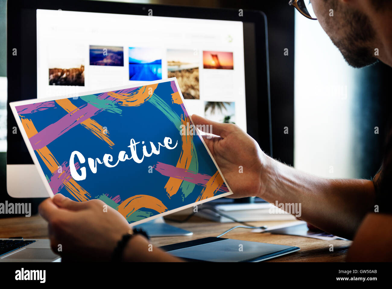 Artist Ideas Creative Imagine Word Concept Stock Photo - Alamy