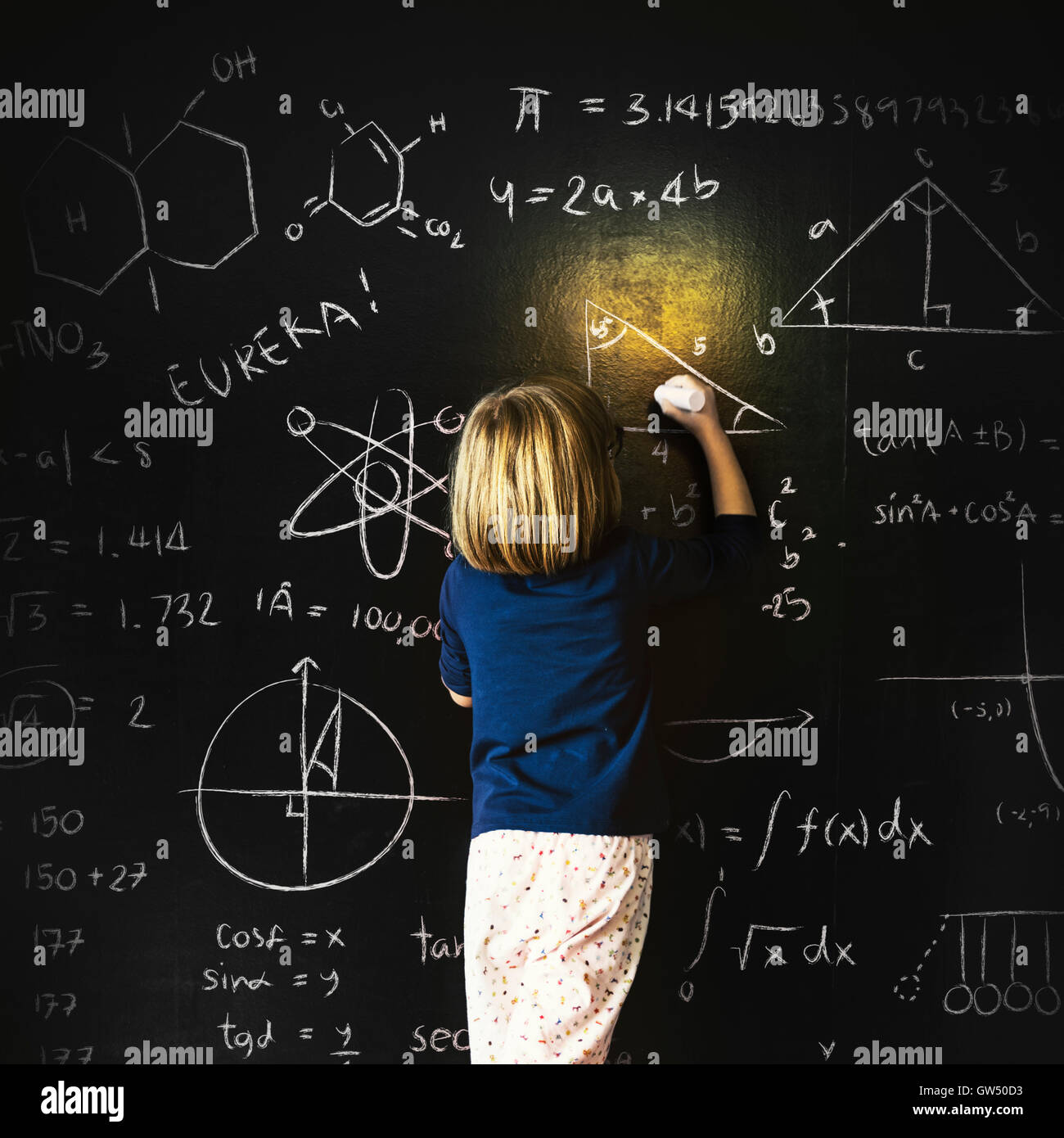 Education Imagination Intelligence Learning Kid Concept Stock Photo - Alamy