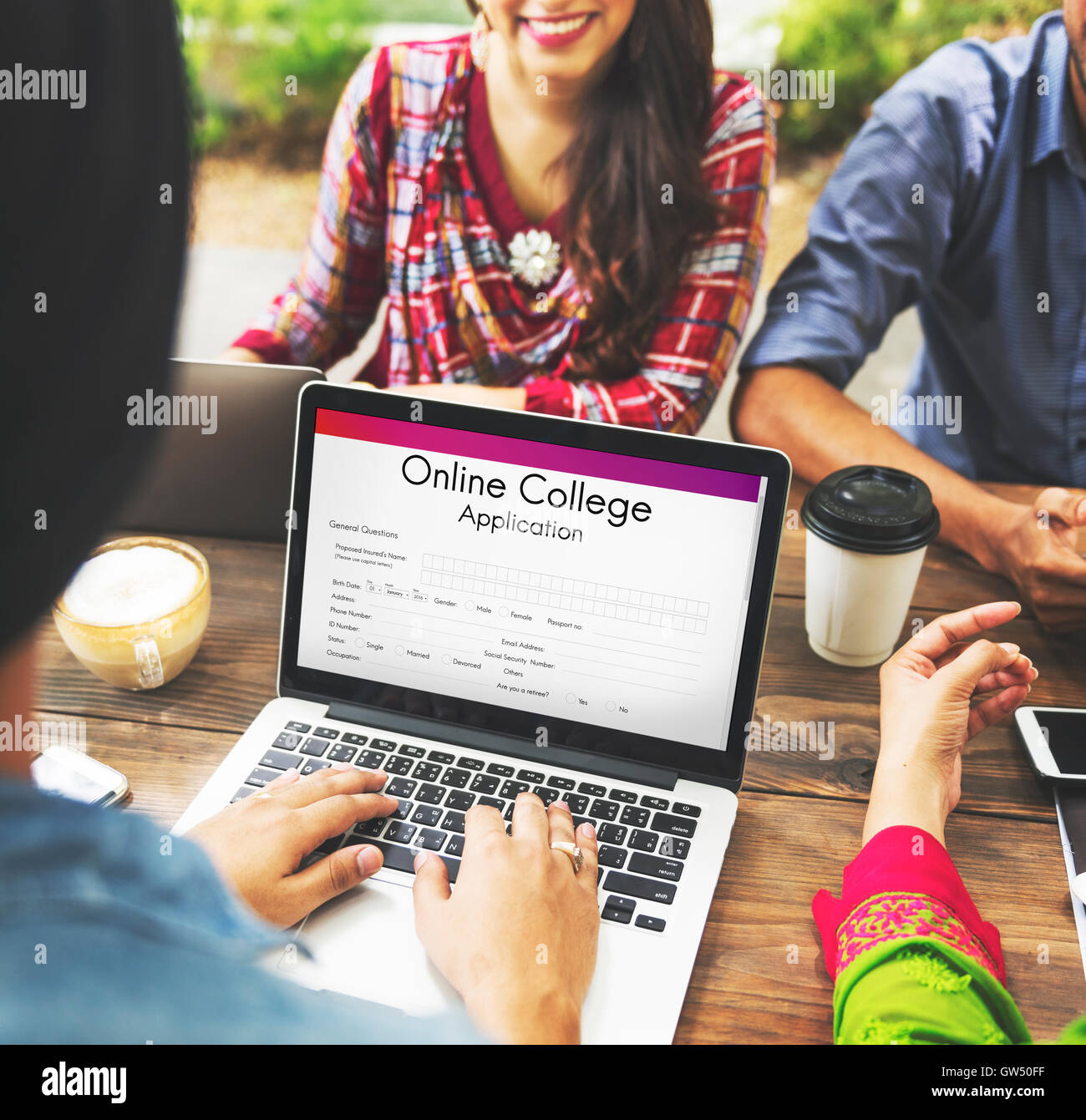 College application form hi-res stock photography and images - Alamy