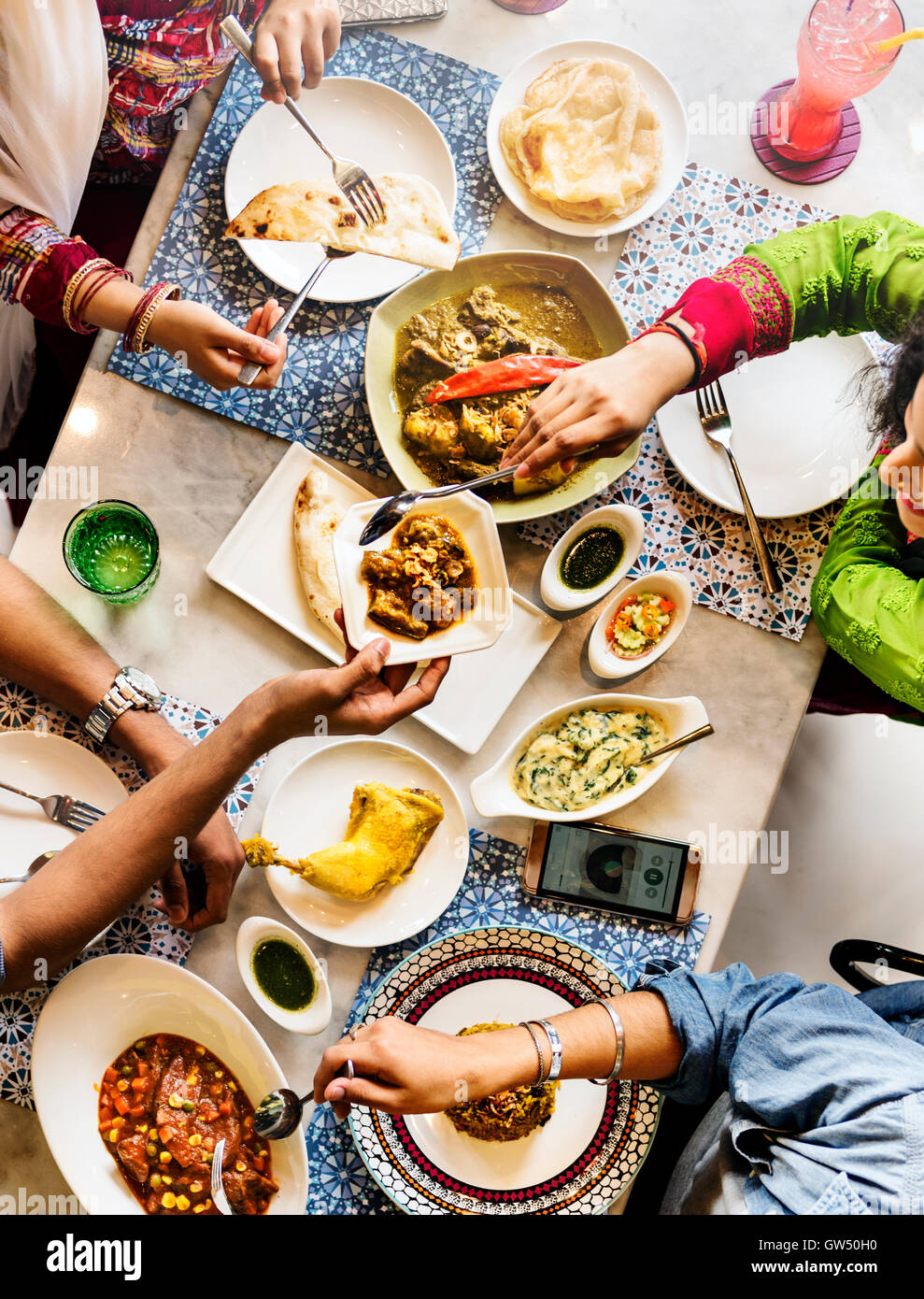 Indian ethnicity meal food hi-res stock photography and images - Alamy