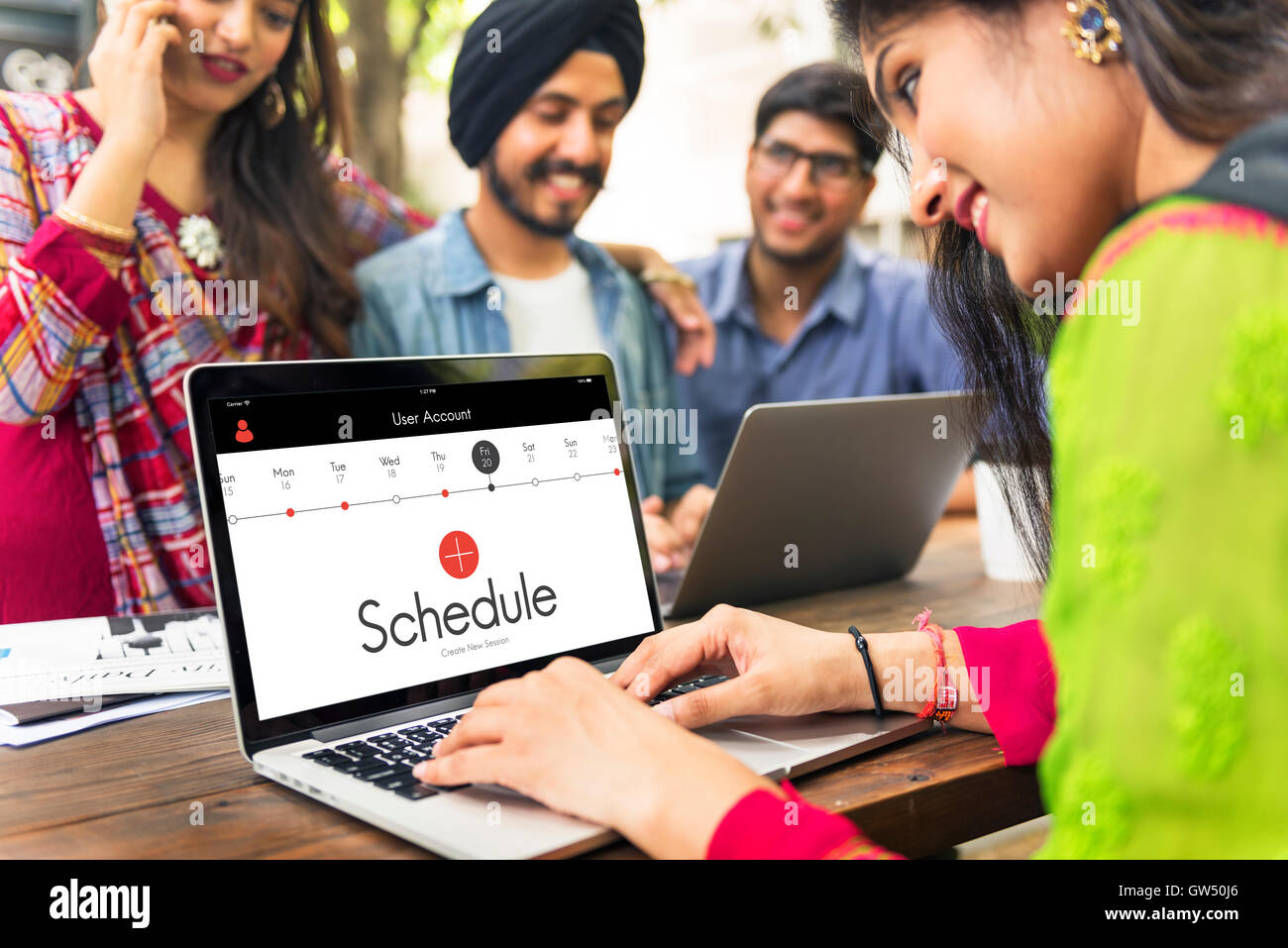 Schedule Time Management Planner Concept Stock Photo - Alamy