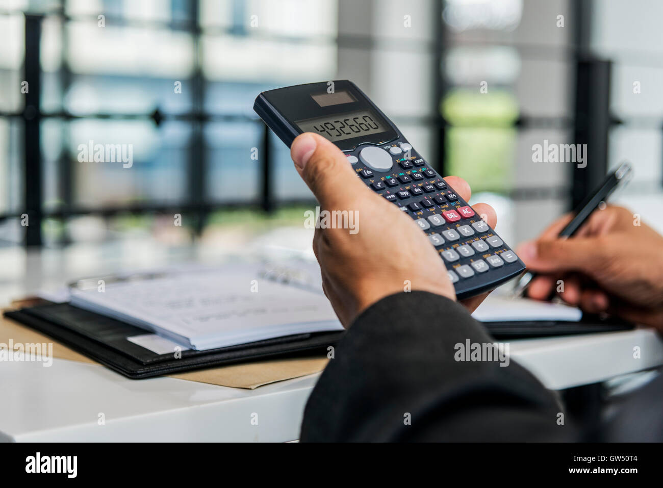 Marketing Financial Business Calculator Analysis Concept Stock Photo ...