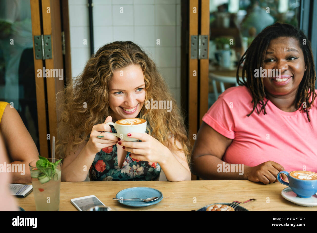 Diversity Women Socialize Unity Together Concept Stock Photo - Alamy