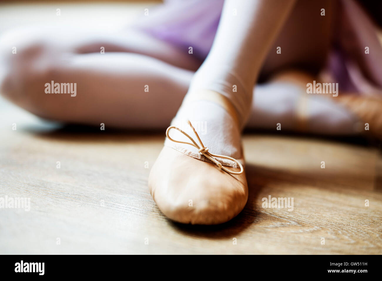 Ballerina Balance Ballet Dance Artistic Performer Concept Stock Photo ...